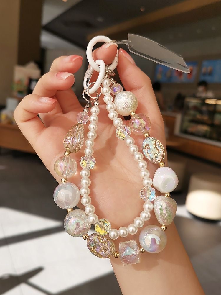White Pearl Phone Charm – AIRGAGAFASOUL