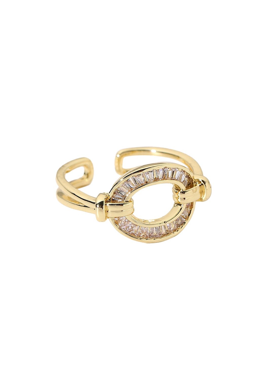 Alexine Diamond Golden Ring – AIRGAGAFASOUL